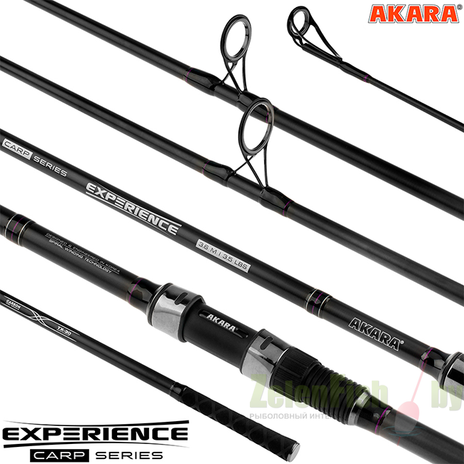 Удилище карповое Akara Experience Carp 3.9м, тест: 4lbs, 480гр купить в Минске с доставкой ...
